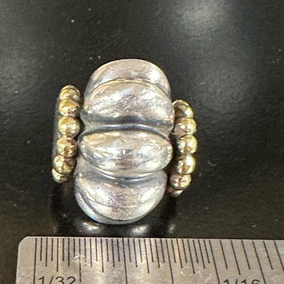 LAGOS | Jewelry | Authentic Lagos 8k Gold Sterling Silver Fluted Dome ...